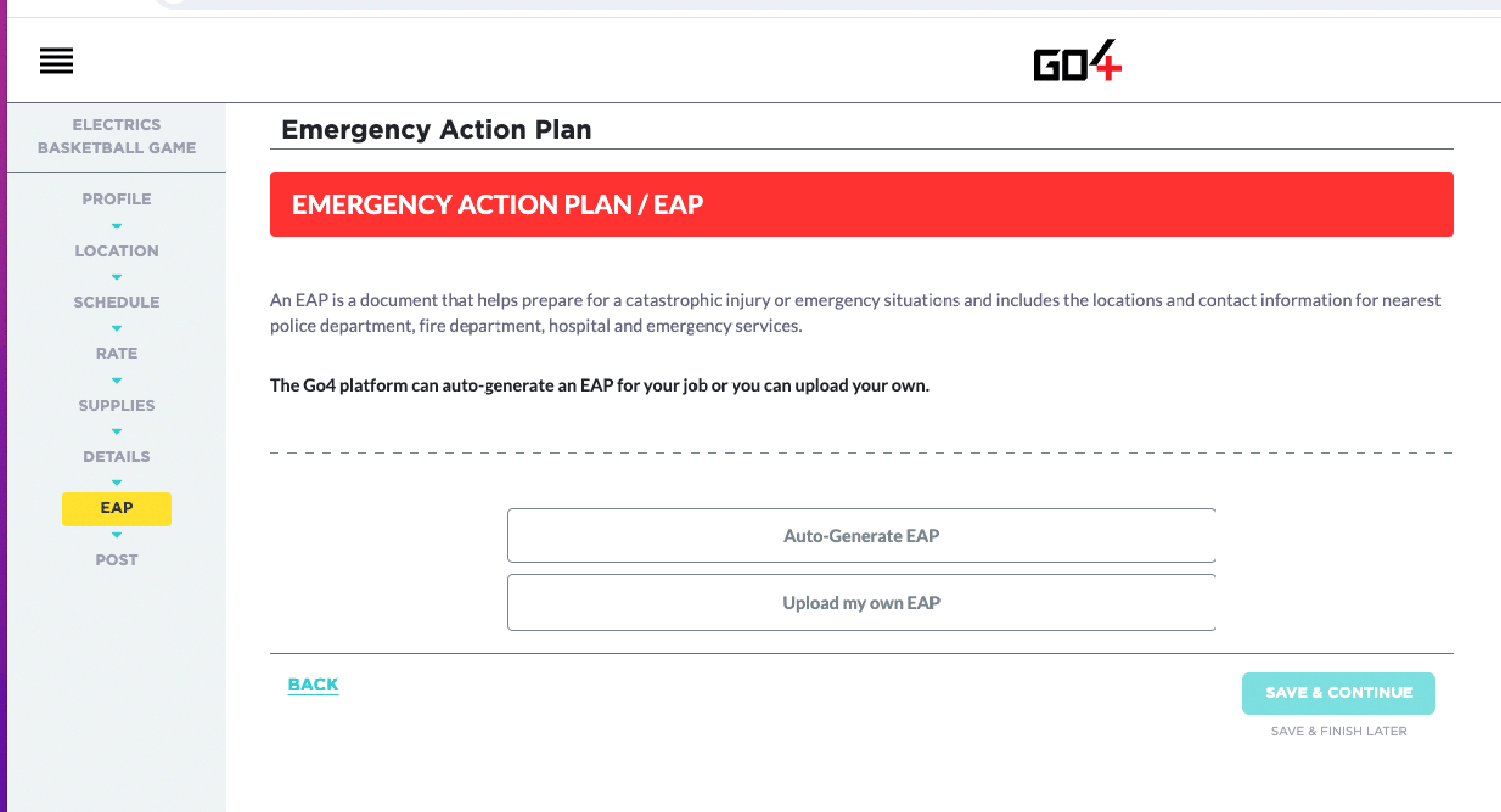 Emergency Action Plans – Go4Ellis